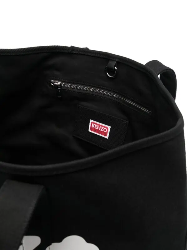 Kenzo Utility Canvas Tote Bag - Black