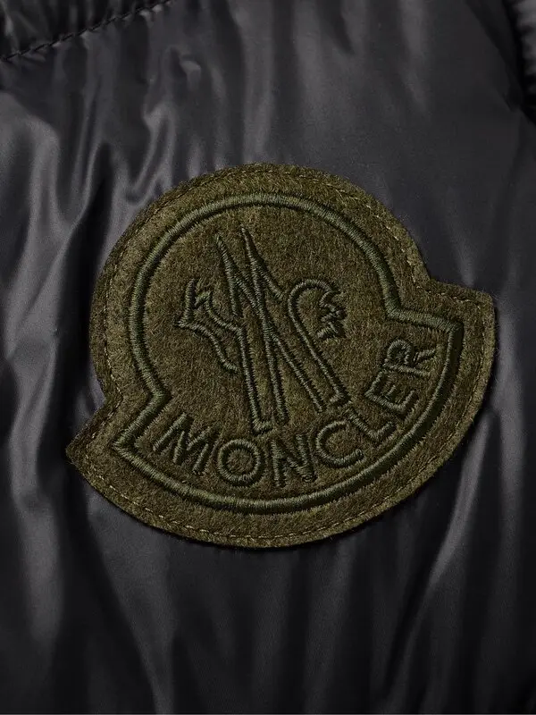 Moncler Cyclone Convertible Quilted Down Jacket - Black