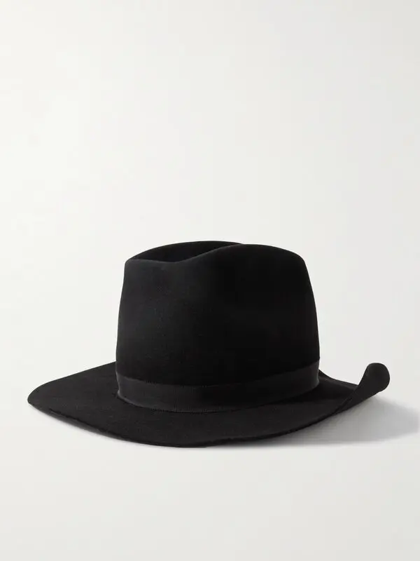 Enfants Riches DéPriméS Nick Fouquet Embellished Felt Fedora  display picture 1