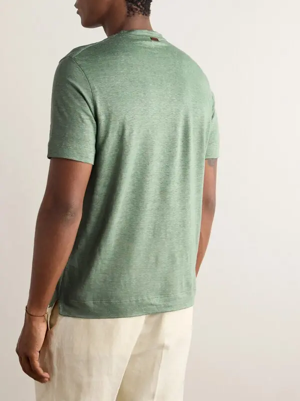 Zegna Linen-jersey T-shirt
