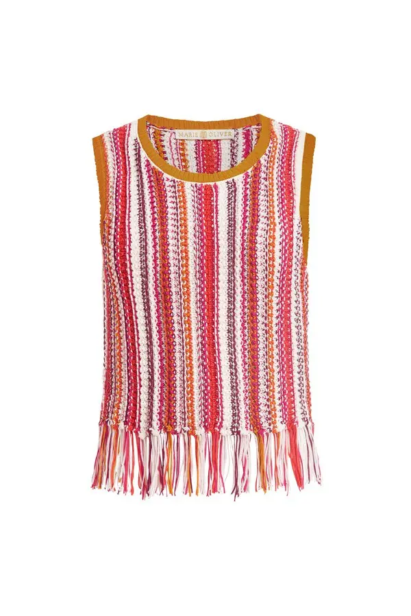 MARIE OLIVER Collins Tank - Pome