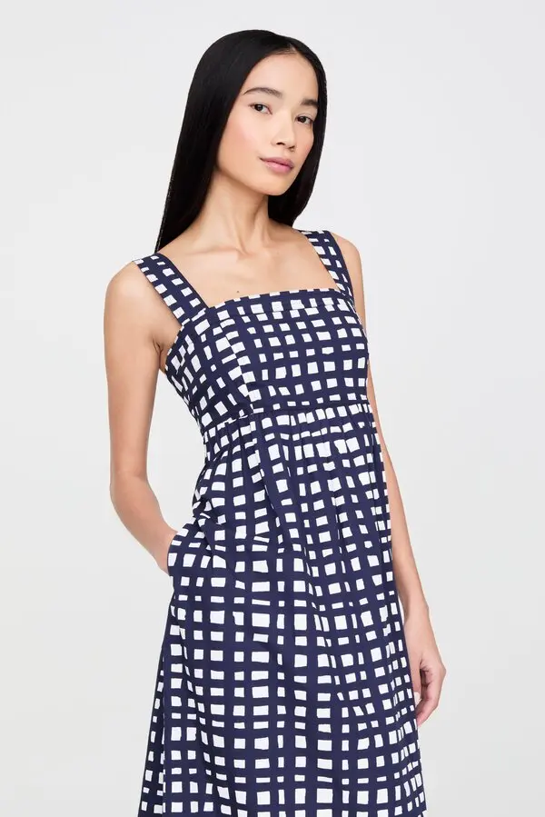 MARIE OLIVER Ellsey Basketweave Midi Dress