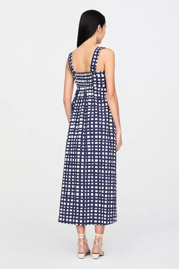 MARIE OLIVER Ellsey Basketweave Midi Dress