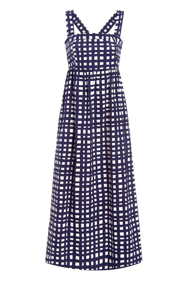 MARIE OLIVER Ellsey Basketweave Midi Dress