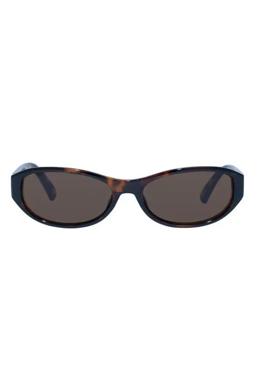 Le Specs Oval Sunglasses - Tort