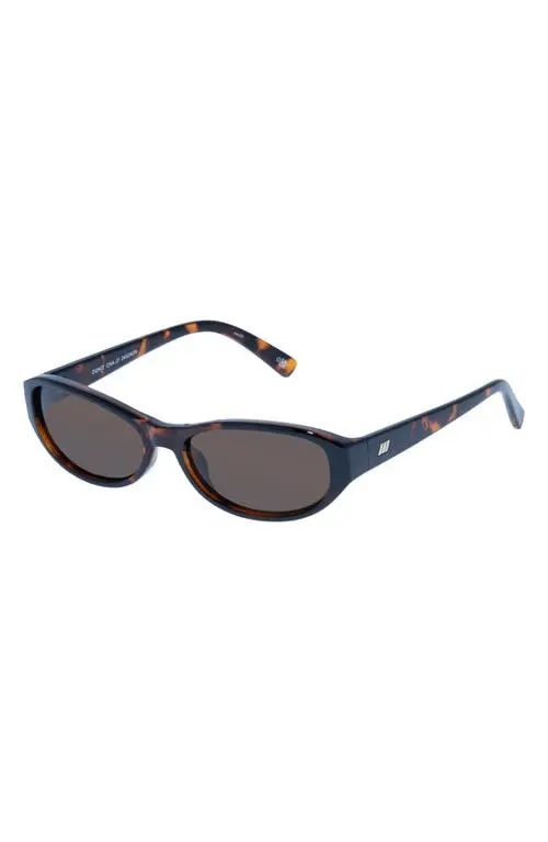 Le Specs Oval Sunglasses - Tort