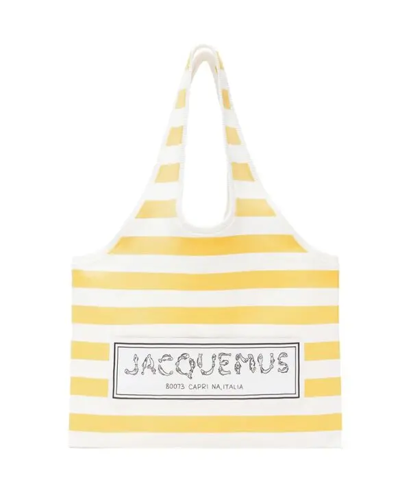Jacquemus Le Tote Logo-print Bag - Yellow