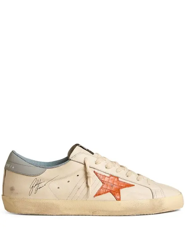 GOLDEN GOOSE Super-star Distressed Sneakers