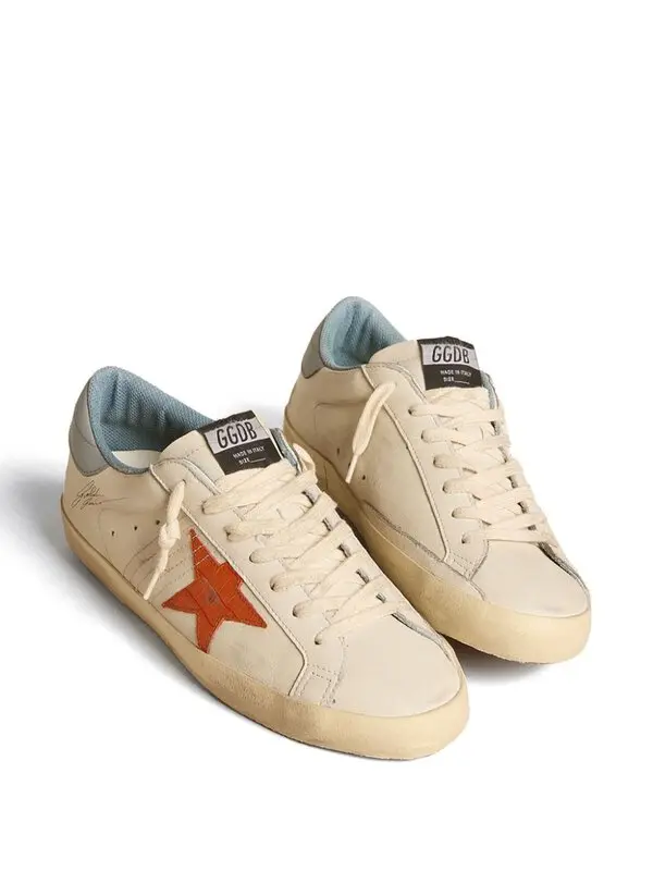 GOLDEN GOOSE Super-star Distressed Sneakers