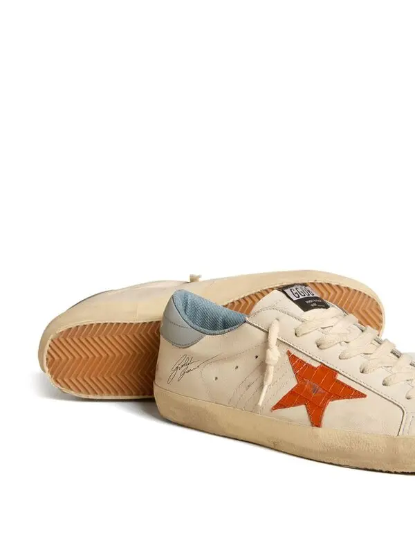 GOLDEN GOOSE Super-star Distressed Sneakers