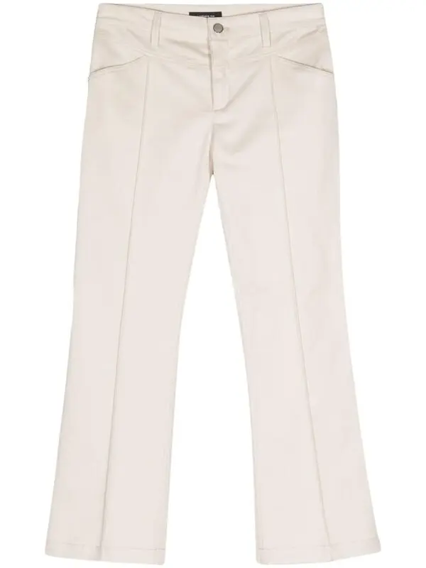 Barbara Bui Cropped Flared Trousers
