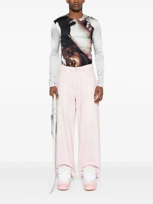 Acne Studios Low-rise Wide Leg Jeans