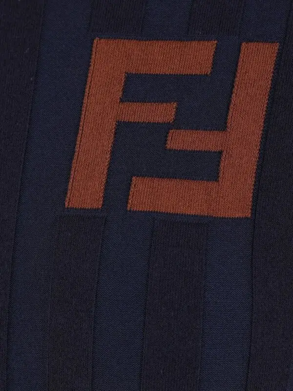 Fendi Signature Logo Midi Dress