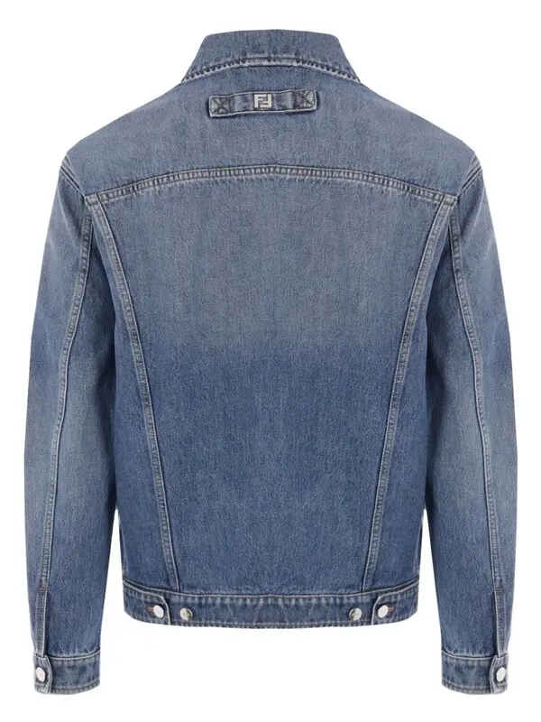 Fendi Buttoned Cotton Denim Jacket