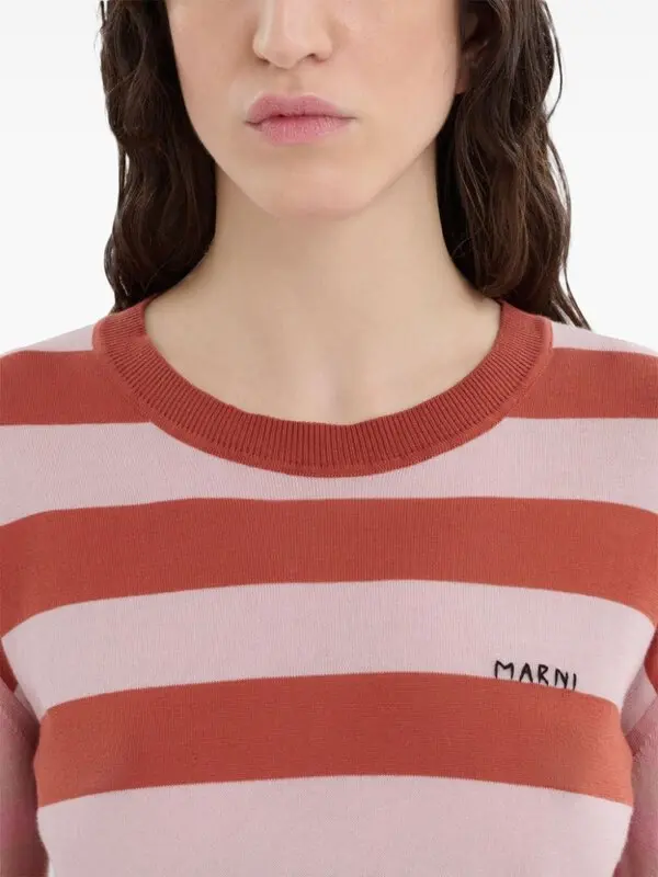 Marni Striped Cotton Jumper