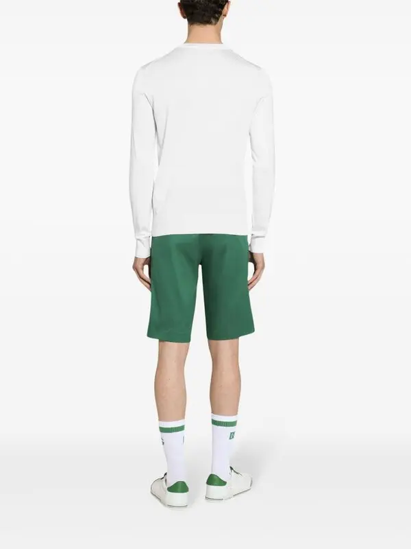 Dolce & Gabbana Logo-embroidered Silk Jumper