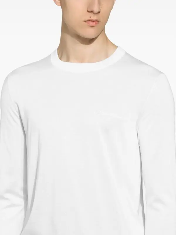 Dolce & Gabbana Logo-embroidered Silk Jumper