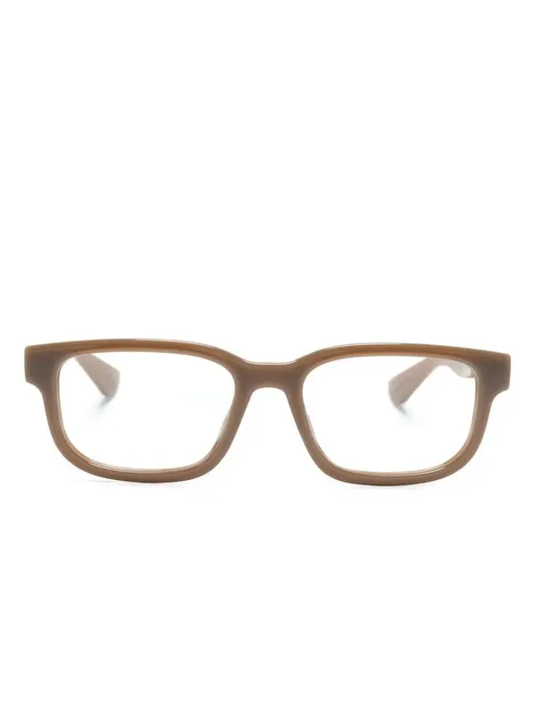 Gucci Rectangle-frame Eyeglasses - Brown