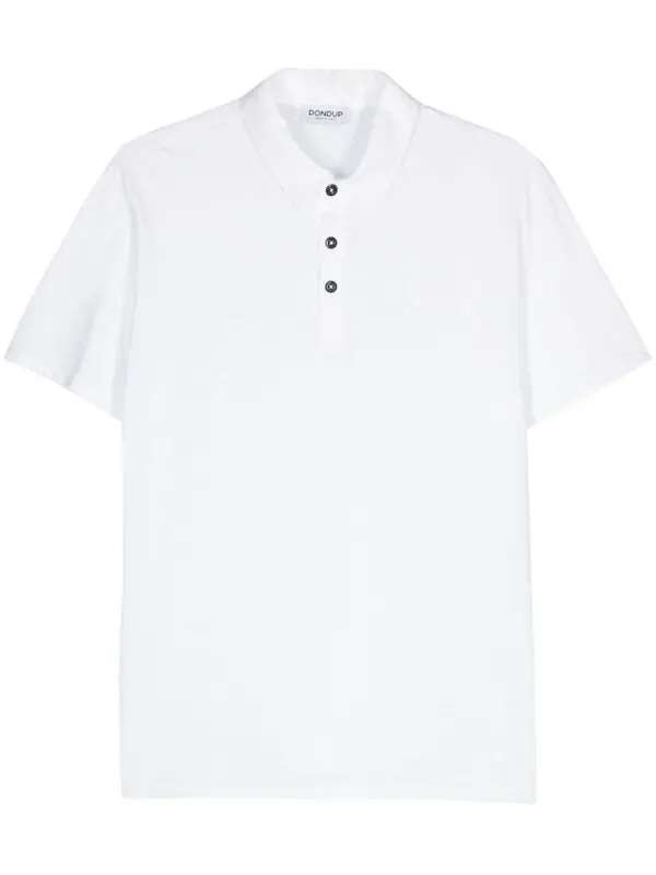 DONDUP Slub-texture Cotton Polo Shirt