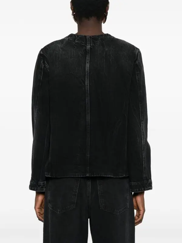 Givenchy Chain-detailing Denim Jacket - Black