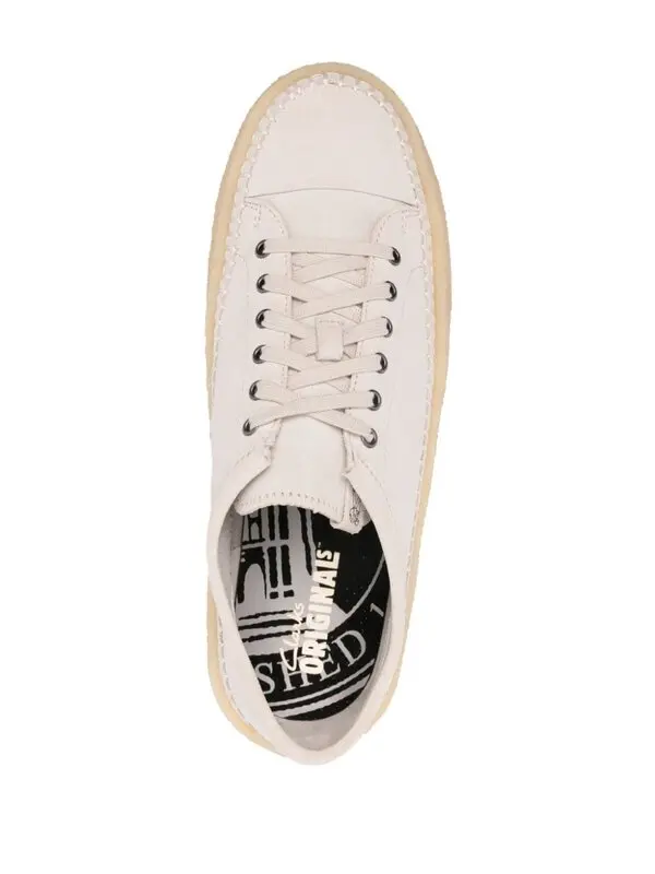 Clarks Caravan Suede Sneakers - Neutrals