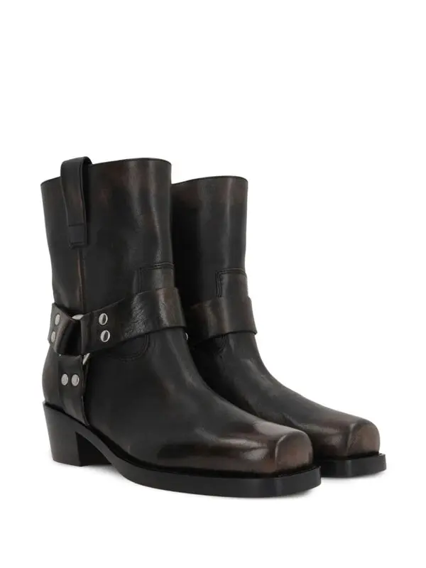 Paris Texas Roxy 45mm Leather Biker Boots