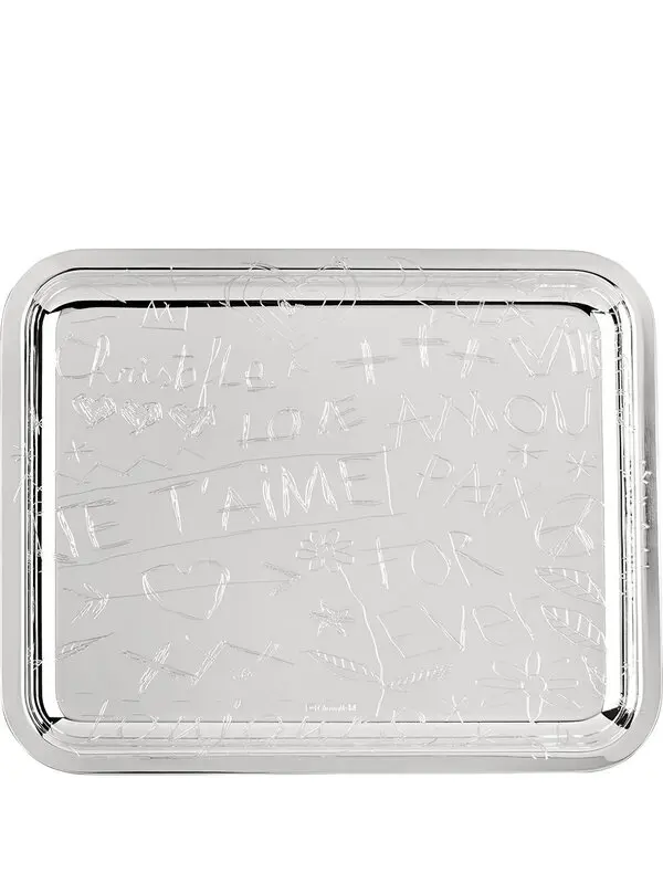 Christofle Graffiti Tray - Silver