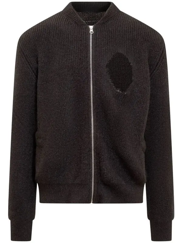 MAISON MARGIELA Distressed Knit Cardigan