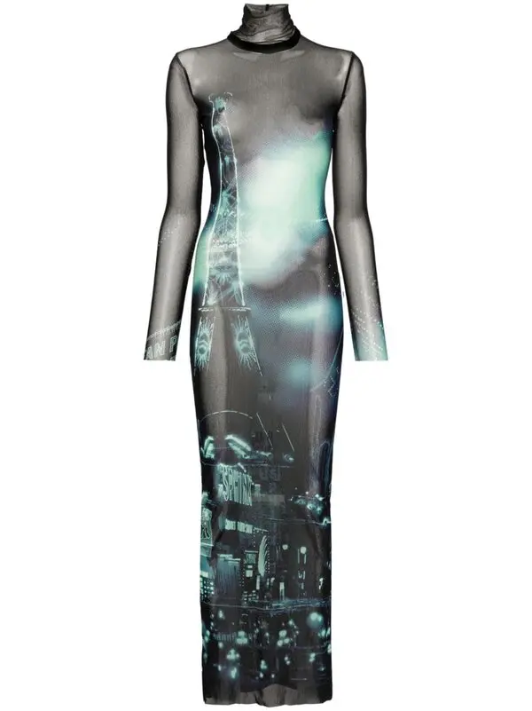 JEAN PAUL GAULTIER Mesh Design Dress