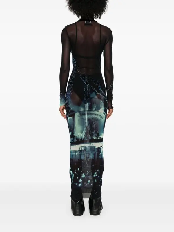 JEAN PAUL GAULTIER Mesh Design Dress