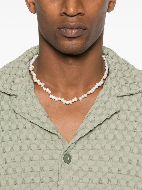 OAS Company Cuba Camp-collar Shirt - Green