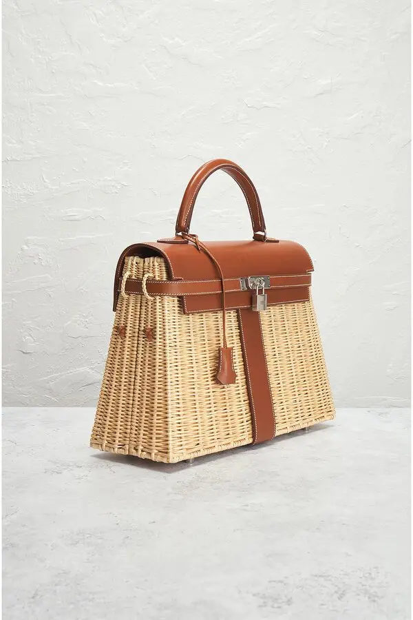 Hermès Wicker Kelly Picnic 35 Handbag