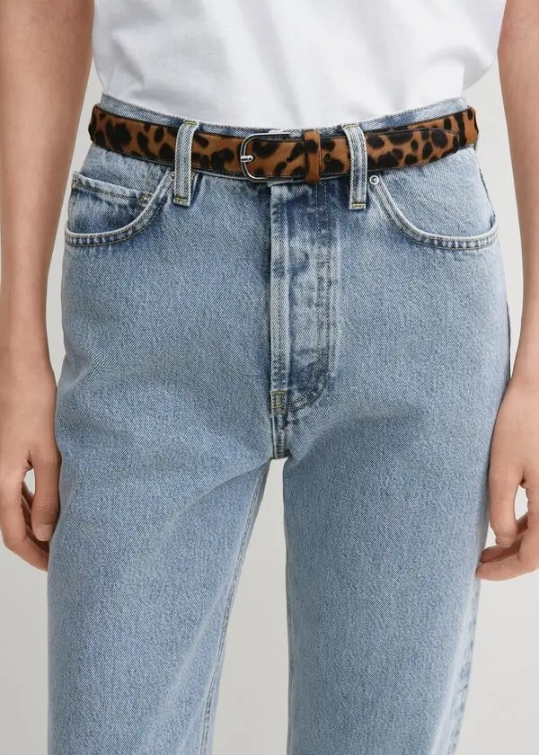 TOTEME Print Pony Hair Belt