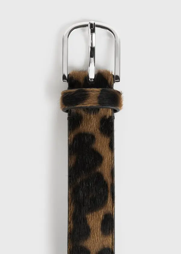 TOTEME Print Pony Hair Belt