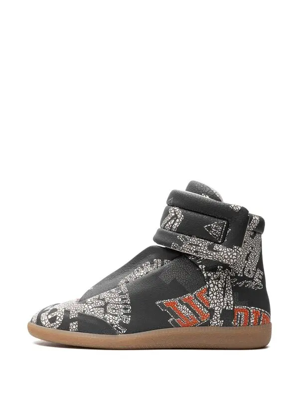 Maison Margiela Future High Elephant Sneakers - Grey | Editorialist