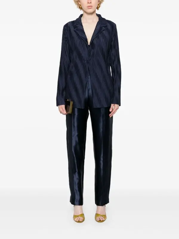 Giorgio Armani Plissé-effect Blazer