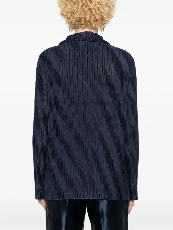 Giorgio Armani Plissé-effect Blazer
