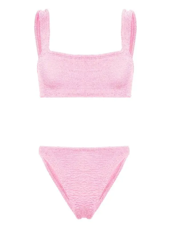 Hunza G Xandra Crinkle Bikini - Pink
