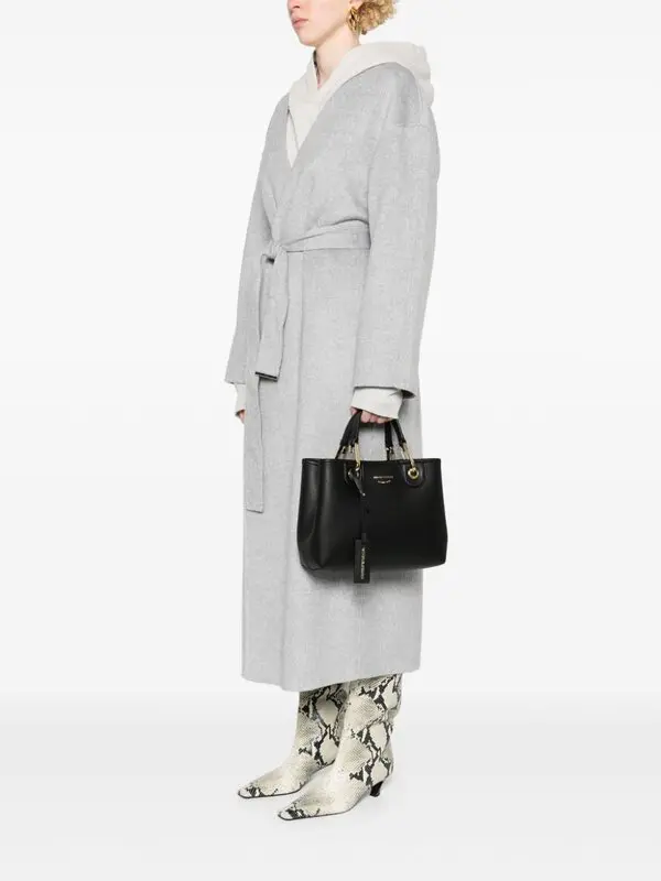 Emporio Armani Debossed Tote Bag - Black