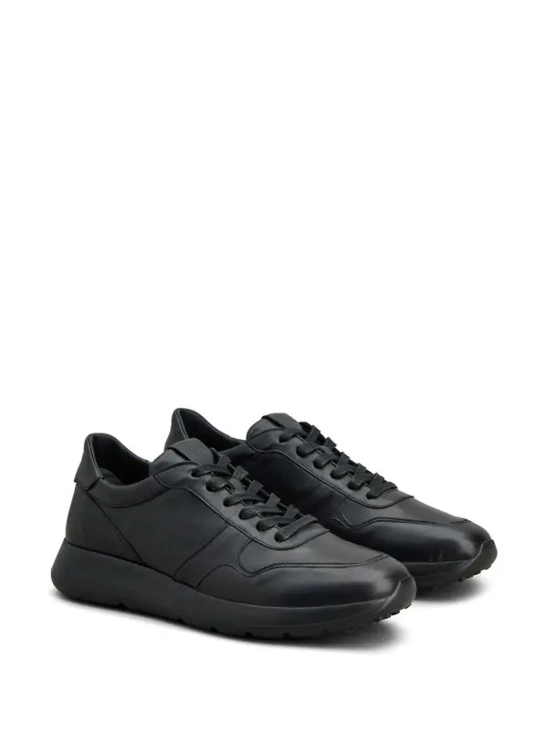 TOD'S Panelled Leather Sneakers - Black