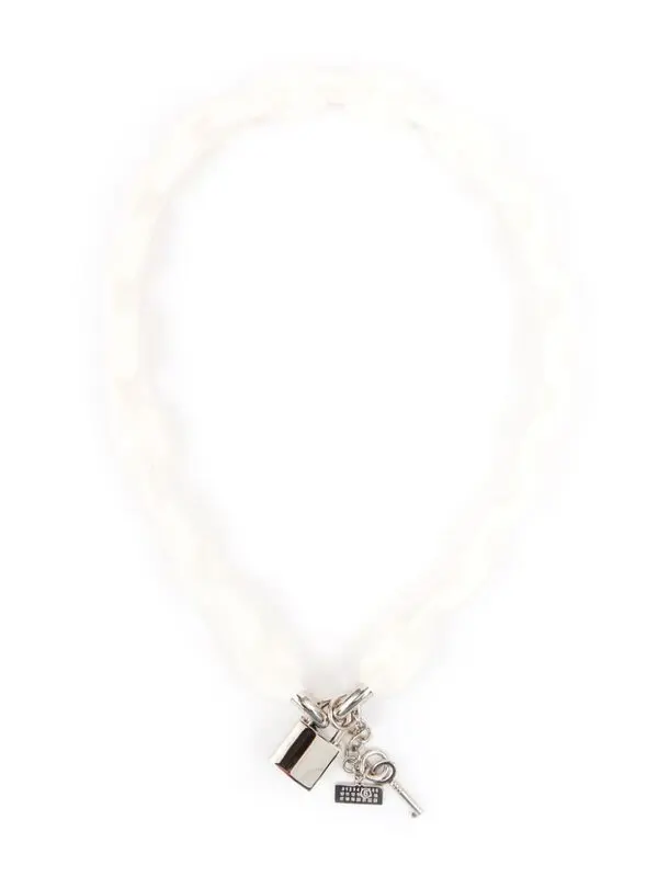 MAISON MARGIELA Chain-link Necklace - White