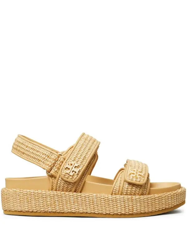 Tory Burch Kira Sport Raffia Sandals