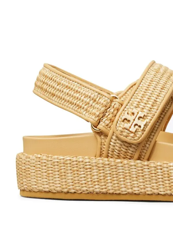 Tory Burch Kira Sport Raffia Sandals