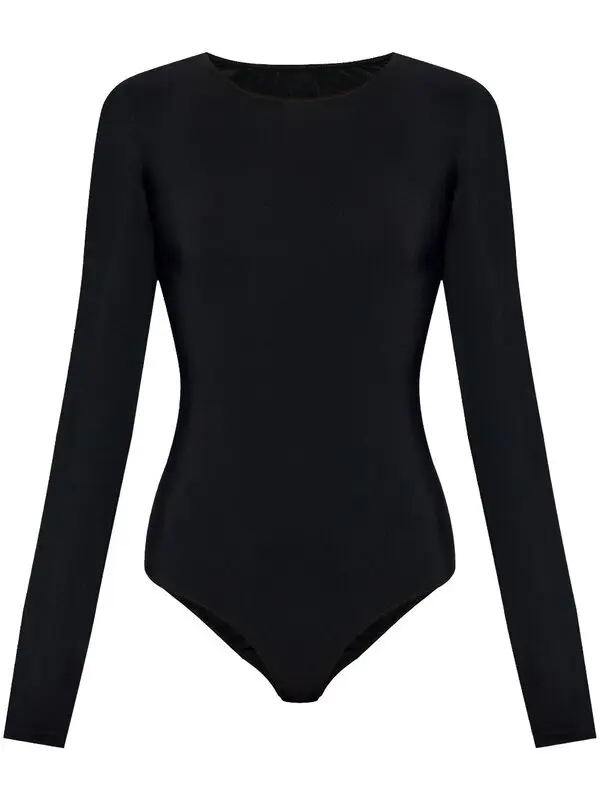 MAISON MARGIELA Numbers-motif Bodysuit - Black