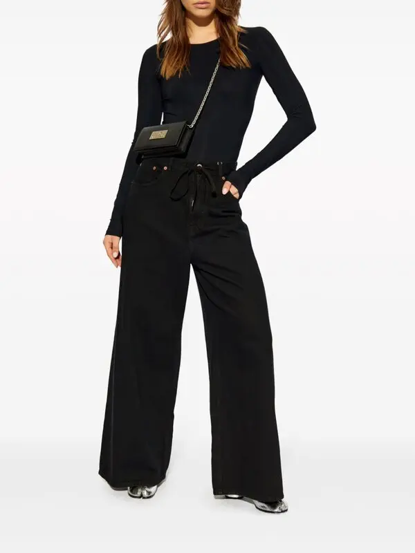 MAISON MARGIELA Numbers-motif Bodysuit - Black