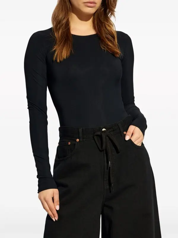 MAISON MARGIELA Numbers-motif Bodysuit - Black