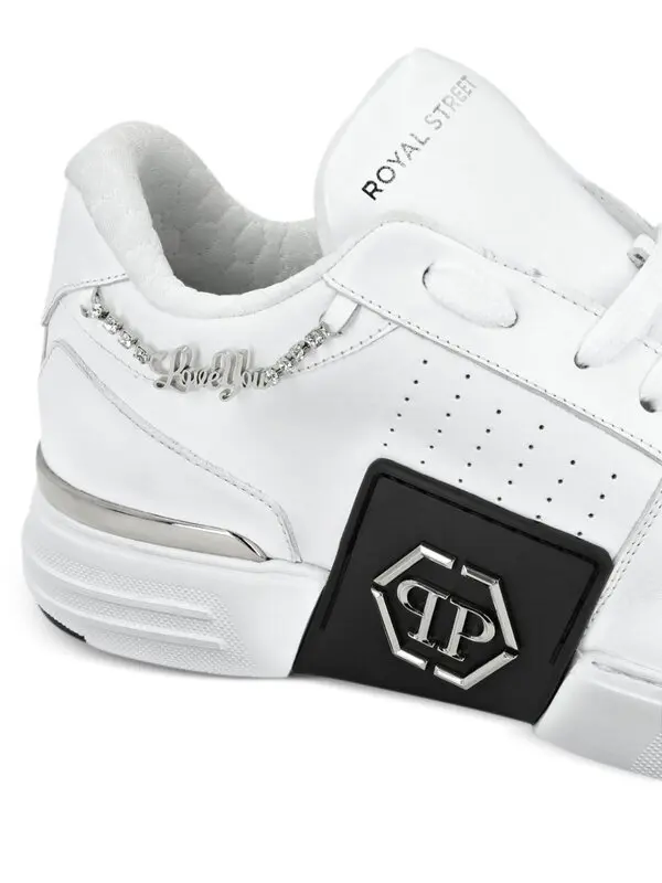 Philipp Plein Royal Street Leather Sneakers
