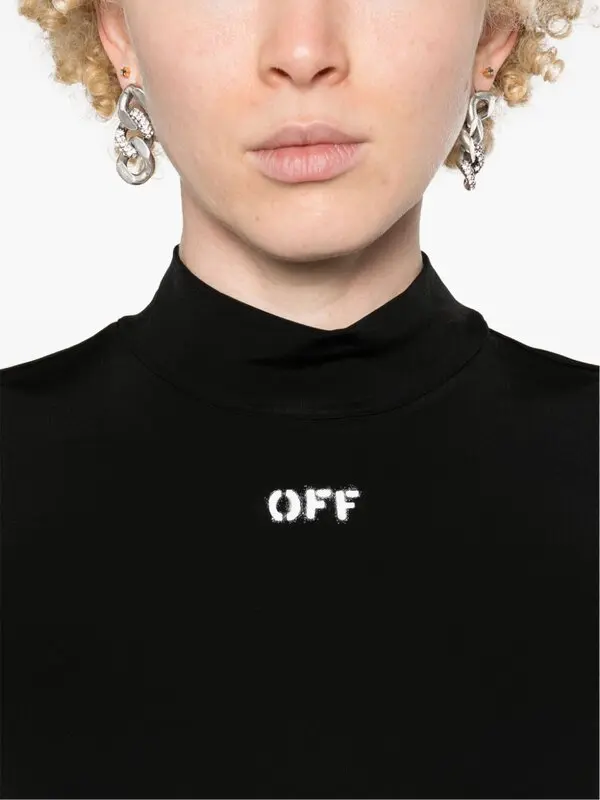 Off-White Logo-print Cropped T-shirt