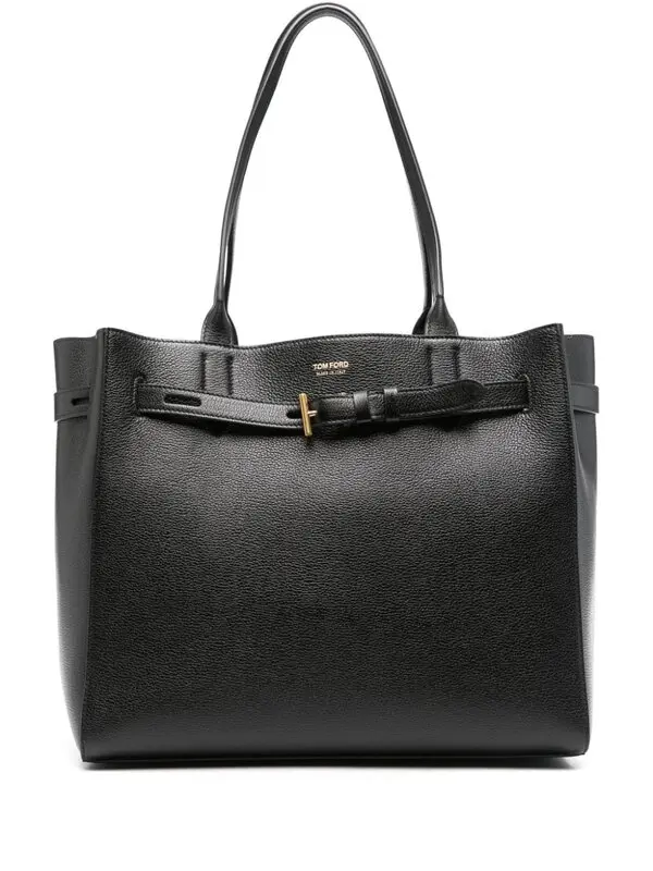 TOM FORD Medium Audrey Logo-buckle Tote Bag - Black