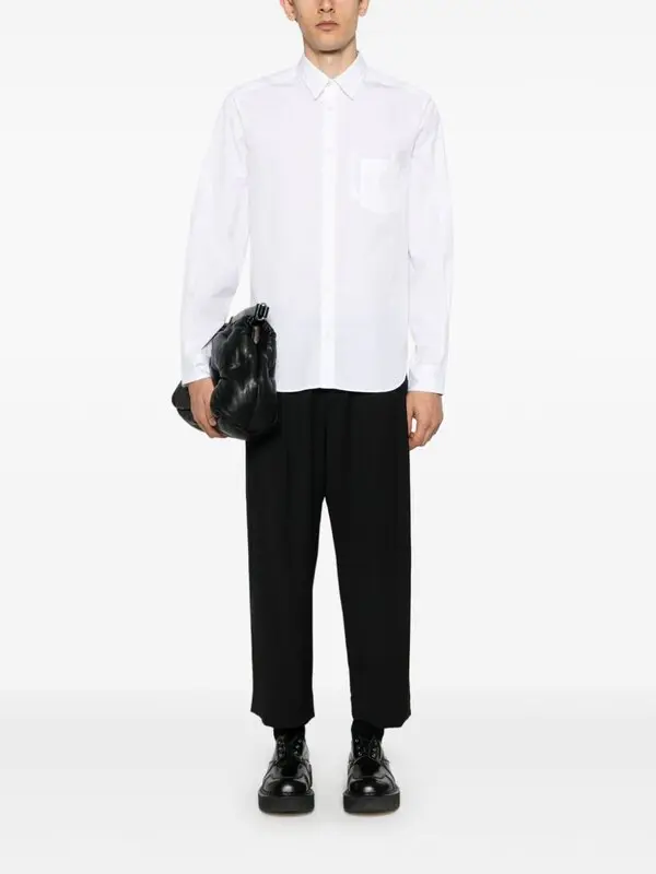 Isabel Benenato Long-sleeve Poplin Shirt